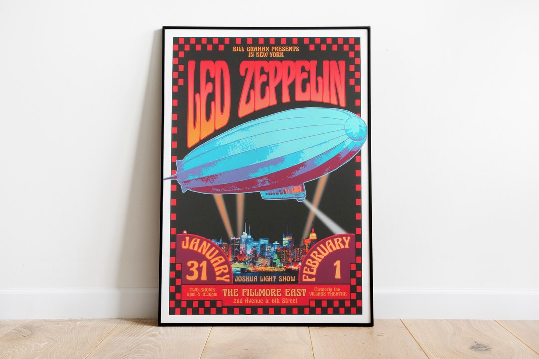 Led Zeppelin Poster Led Zeppelin Print Led Zeppelin Art - Etsy