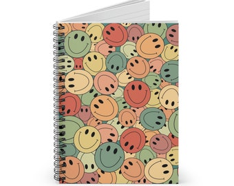 Smiley Face Notebook - Etsy