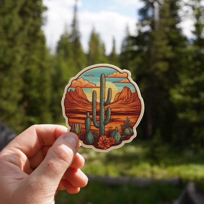 Cactus Stickers - Etsy