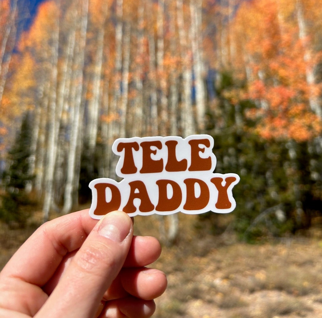 Tele Daddy - Vinyl Sticker - Waterproof Funny Telemark Skiing - Ski ...