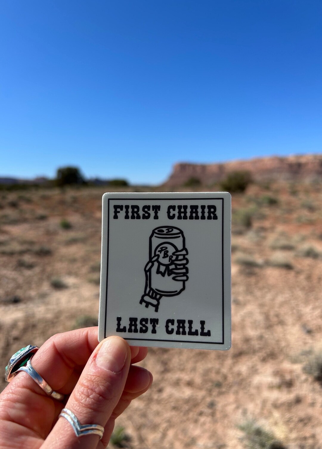 First Chair Last Call - Vinyl Sticker - Waterproof Funny Ski Sticker ...