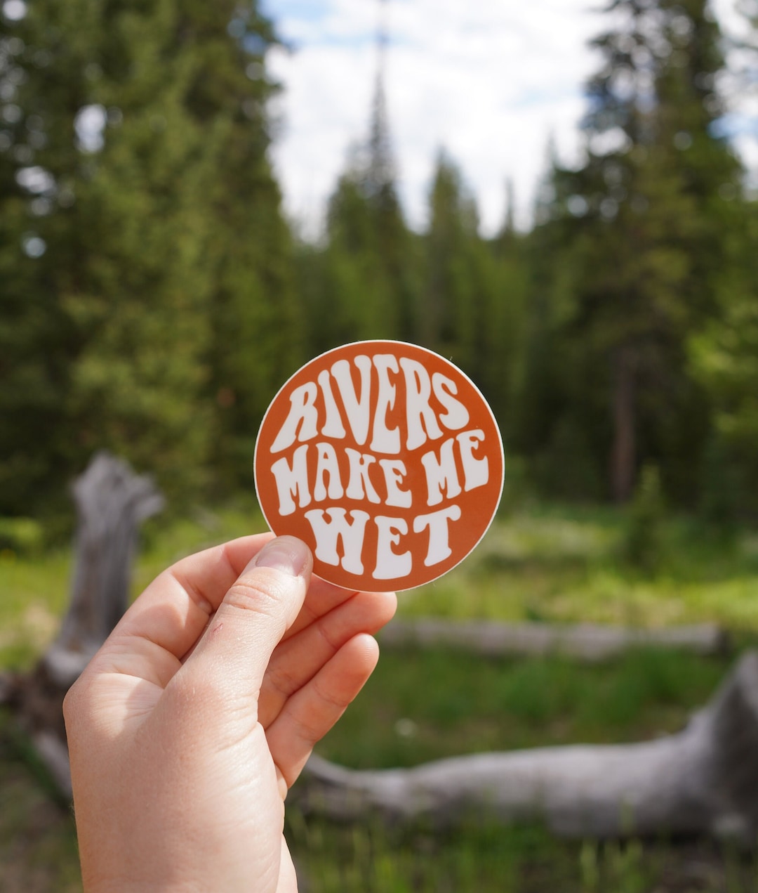 Rivers Make Me Wet - Vinyl Sticker - Waterproof White Water Rafting ...