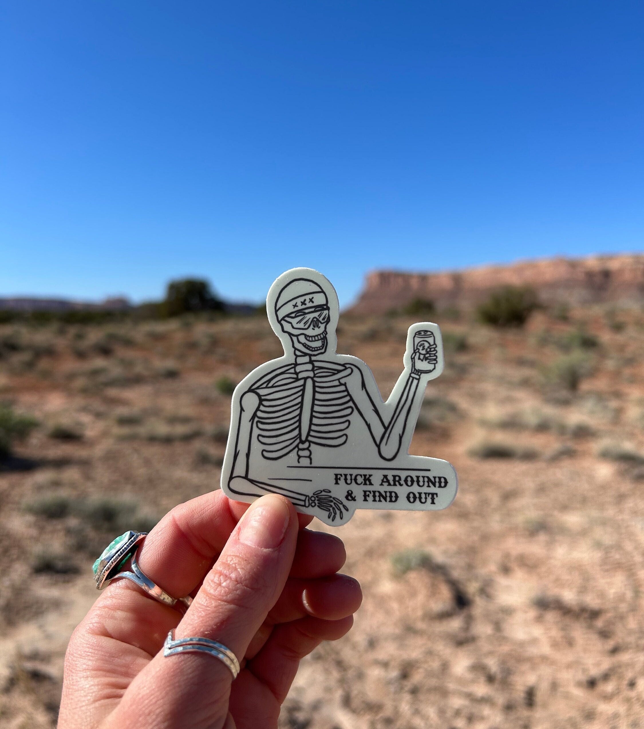 PBR Skeleton Vinyl Sticker PBR Beer Waterproof Vinyl Ski Town Hipster ...