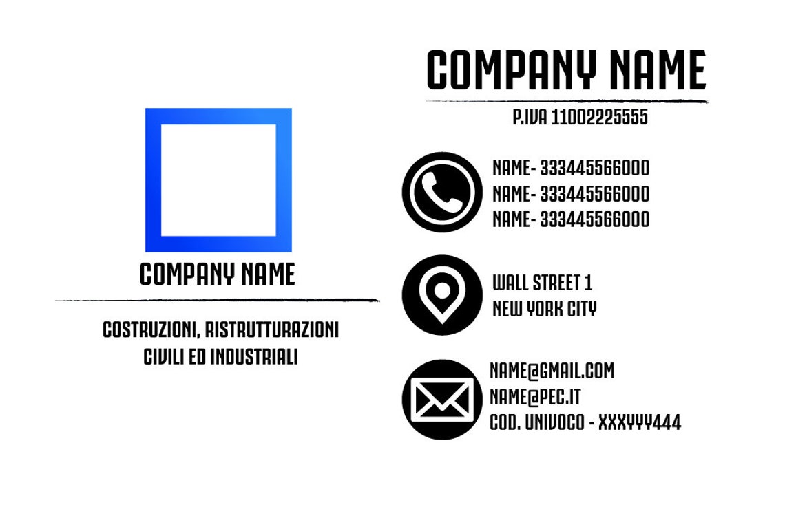 Label Editable, Customizable, Paper 150gr/mq, Your Company Logo ...