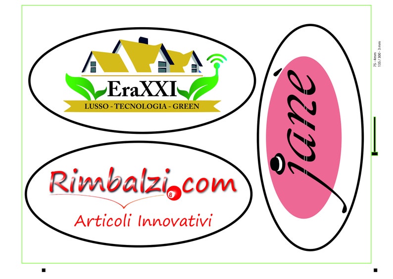 Label Editable, Customizable, Paper 150gr/mq, Your Company Logo ...
