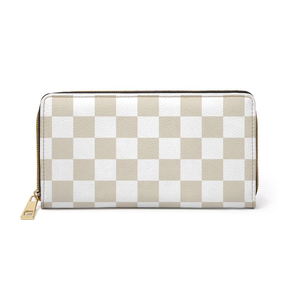 Checkered Wallet - Etsy