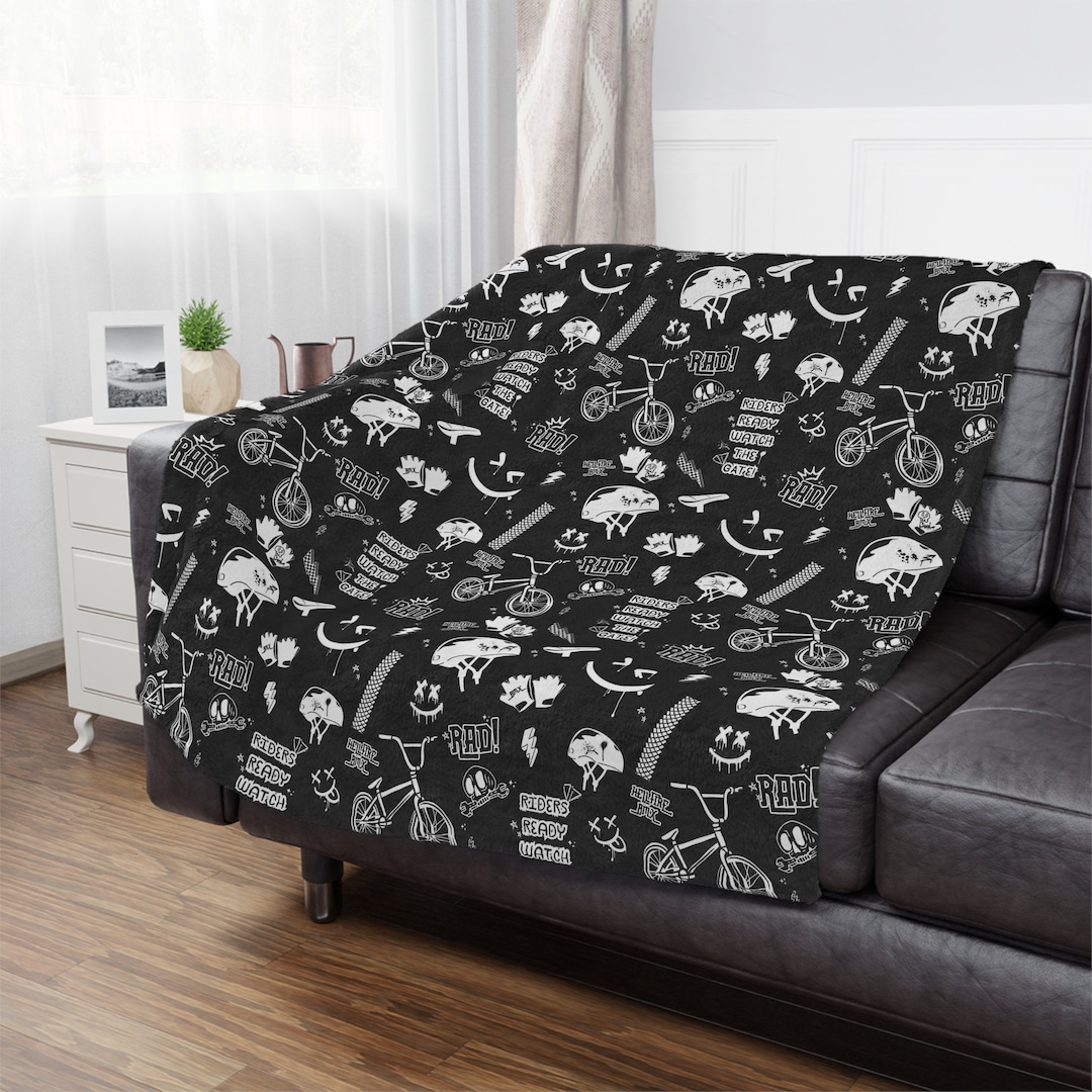 Microfiber BMX Blanket Bike Blanket Hellfirebmx - Etsy