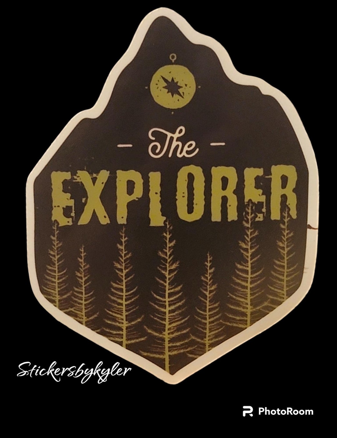 The Explorer Sticker Hiking Stickers Outdoors Stickers Mountain ...