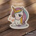 Cute Unicorn Stickers Sticker Pack Laptop Stickers Water Bottle ...