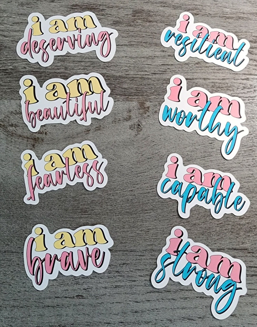 Motivational Sticker Pack Positive Mindset Laptop Stickers Water Bottle ...