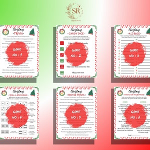 Printable Christmas Game Bundle Christmas Party Games - Etsy