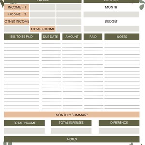 Floral Printable Planner Bundle - Weekly, Monthly, Budgets, to Do Lists ...