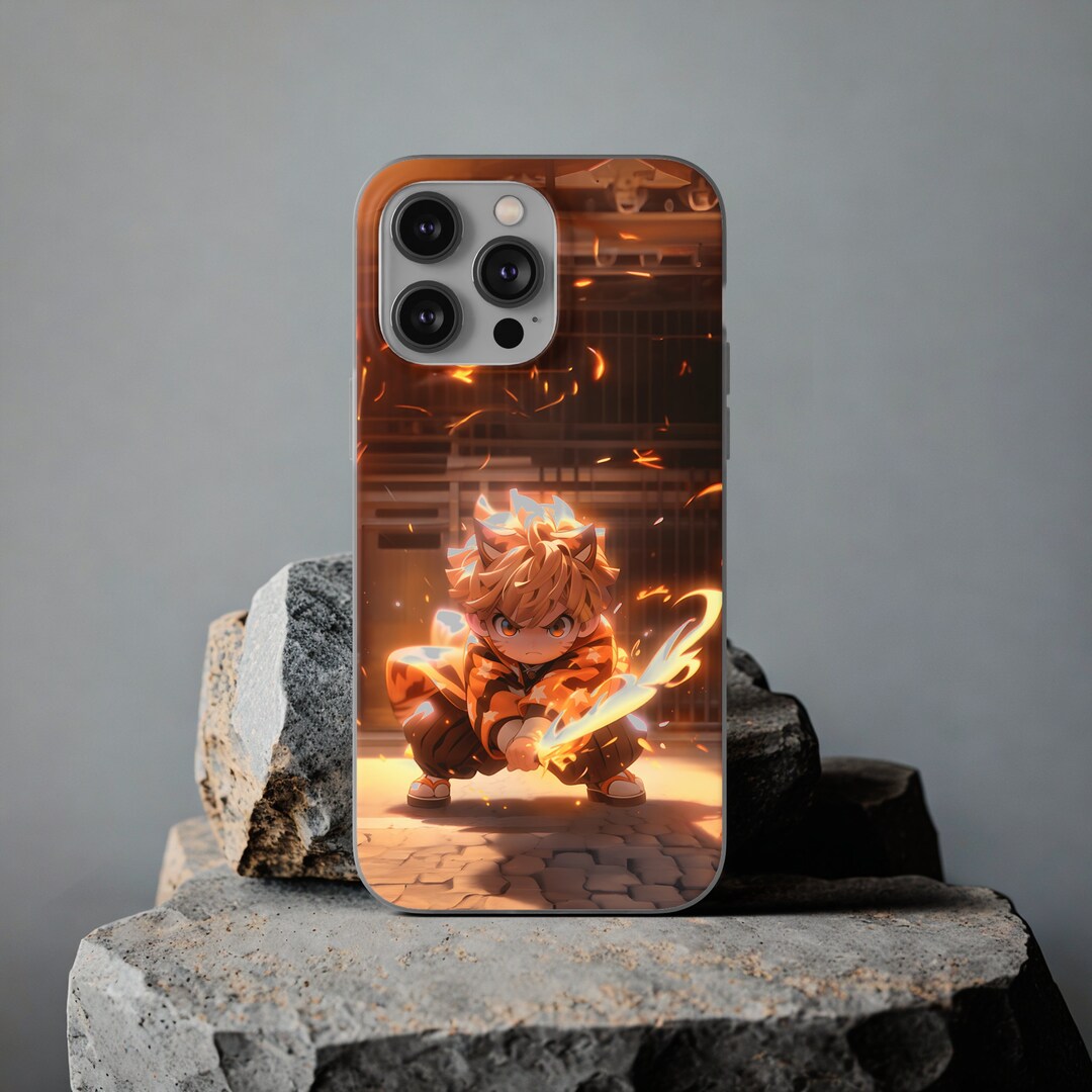 Demon Slayer zenitsu Flexi Cases - Etsy