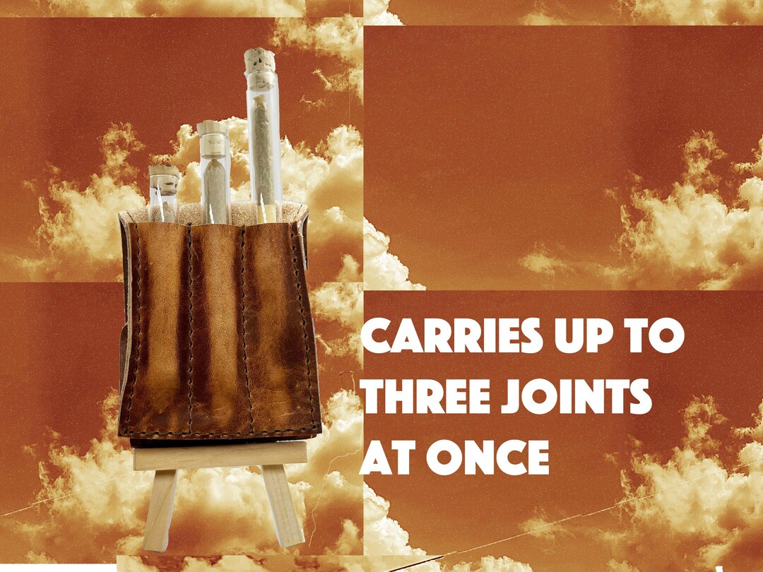 Joint Storage Wallet - Puff Pouch Classic – Fire Orange - 420 Friendly ...