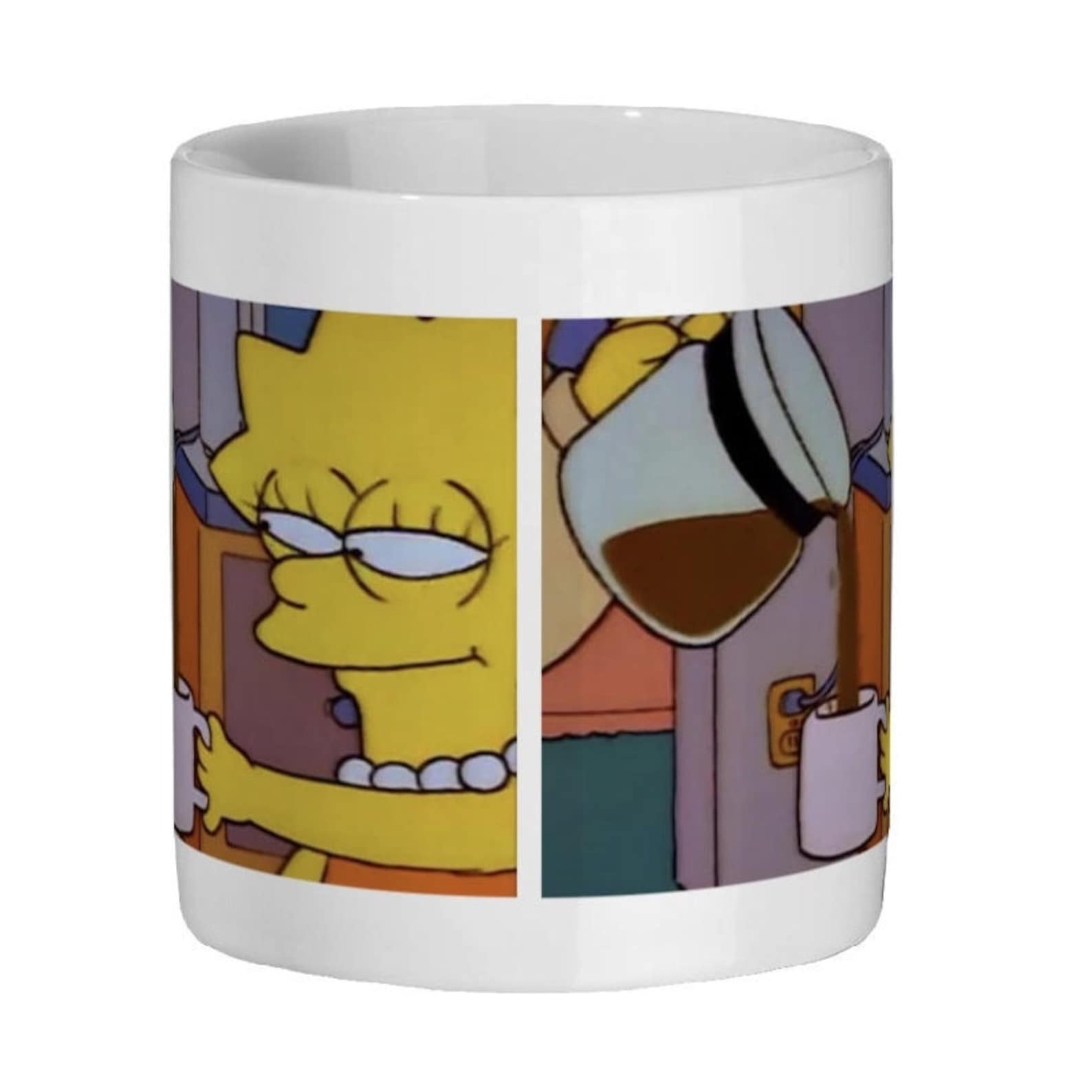 Lisa Simpson Coffee Meme Mug (link to Matching Coaster in Description ...