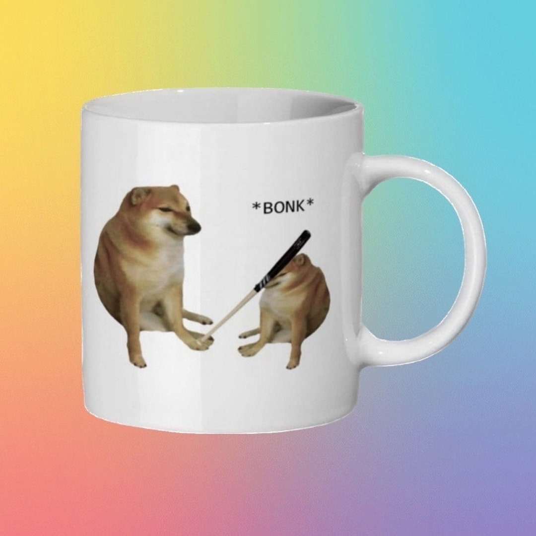 Bonk Meme Mug - Etsy