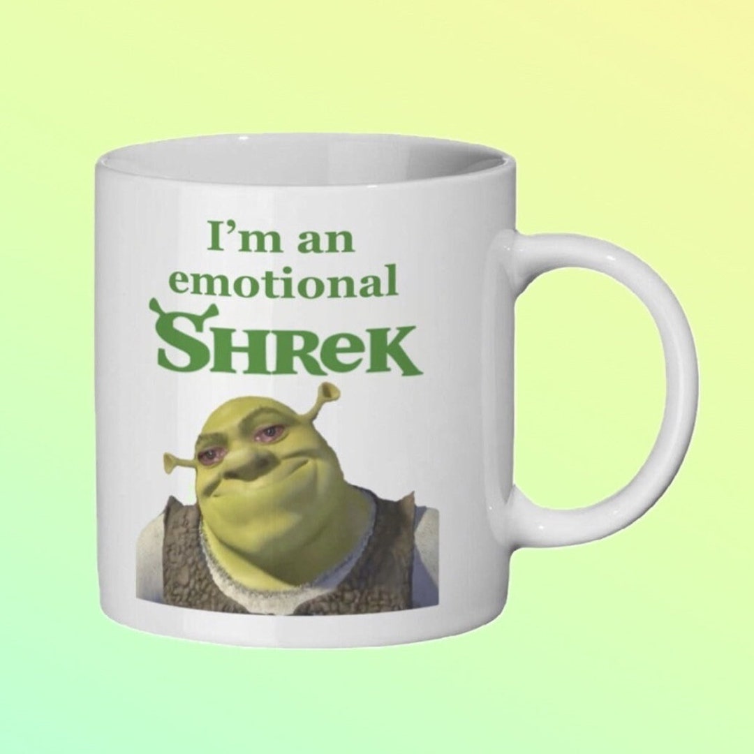 I’m an Emotional Wreck Shrek Mug - Etsy