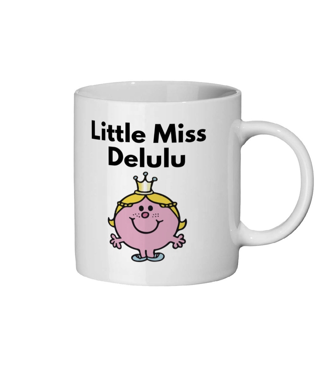 Little Miss Delulu Mug link to Matching Coaster in Description - Etsy ...