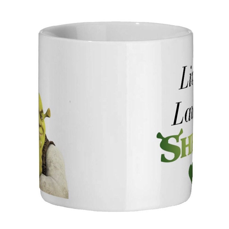 Live Laugh Shrek Meme Mug link to Matching Coaster in Description - Etsy