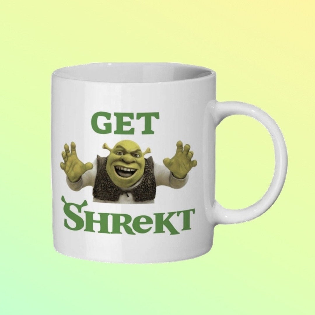 Get Shrekt Mug (link to Matching Coaster in Description) - Etsy