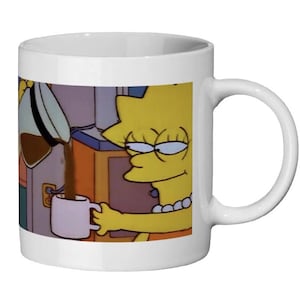 Lisa Simpson Coffee Meme Mug (link to Matching Coaster in Description ...