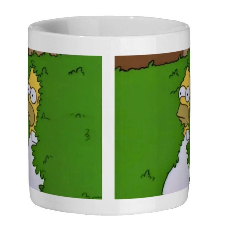 Homer Simpson Backing Into Bush Meme Mug Link To Matching Coaster In Description Etsy Australia