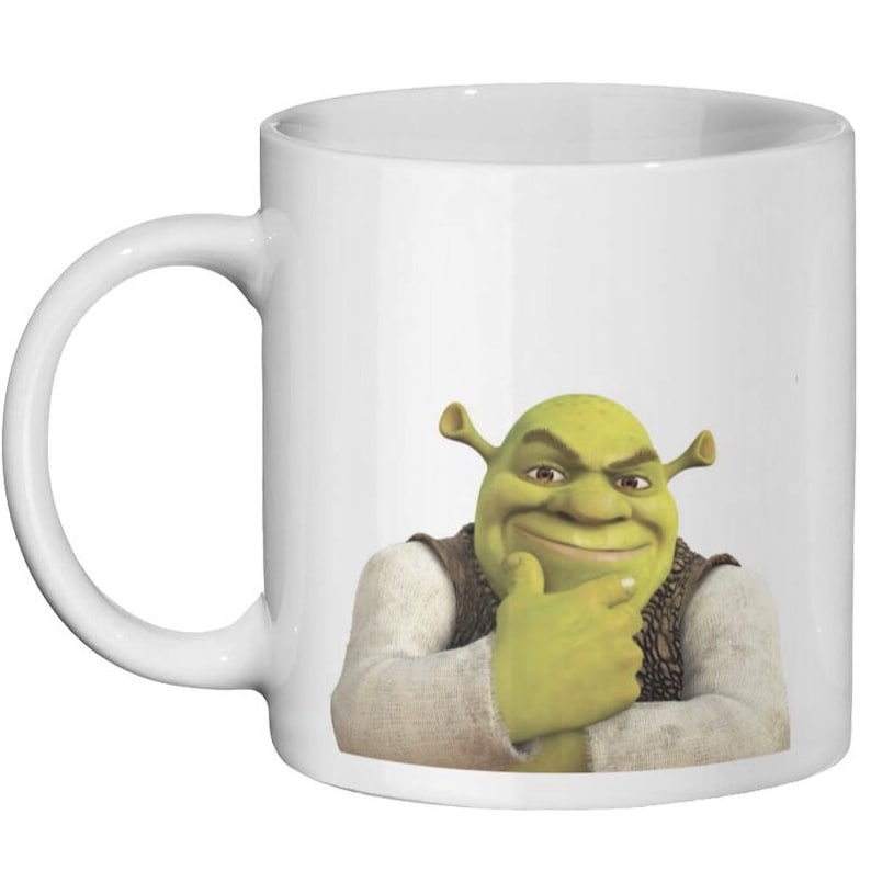 Live Laugh Shrek Meme Mug link to Matching Coaster in Description - Etsy