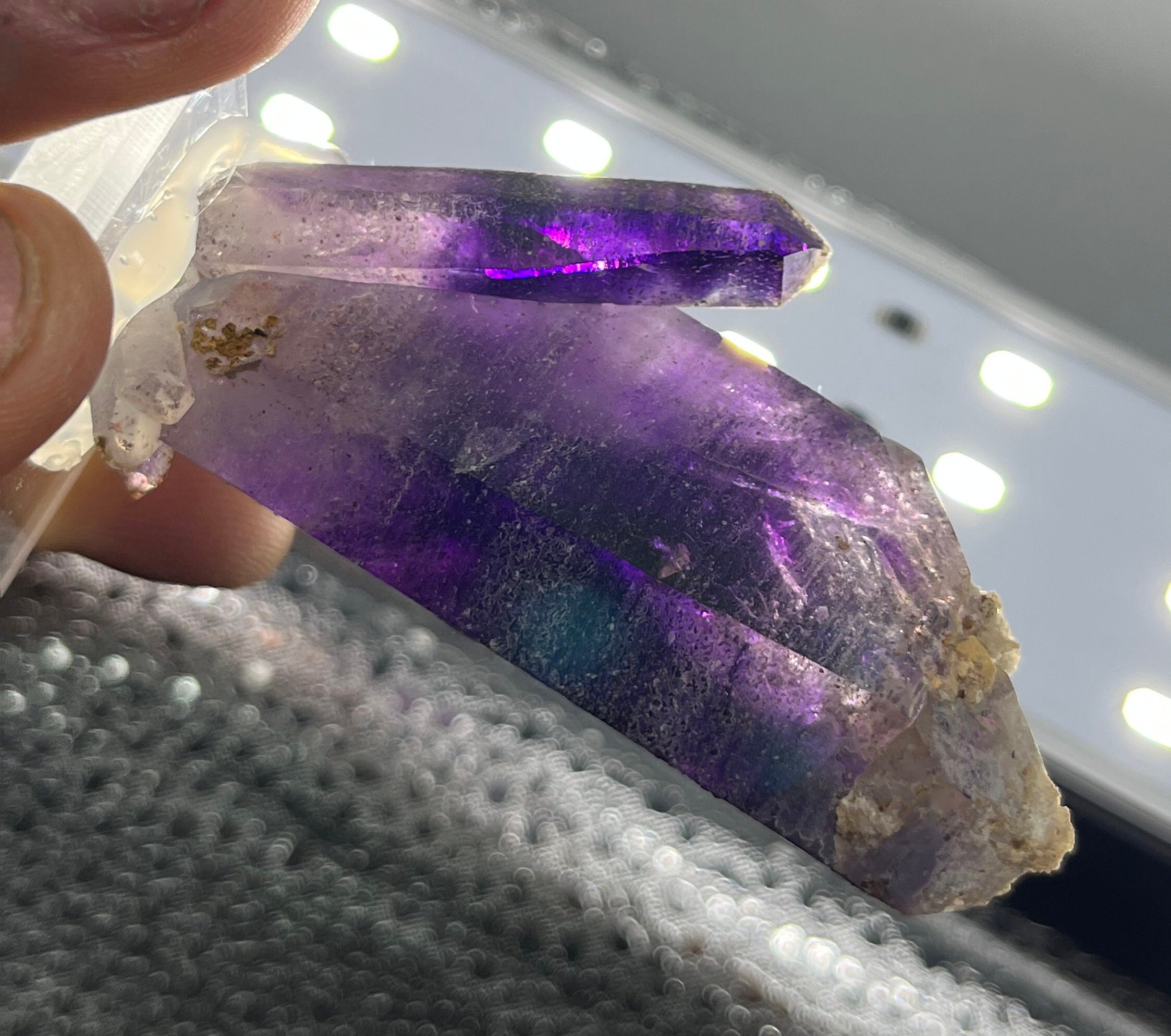 Amethyst Crystal Deep Purple Blue Flash goboboseb Range - Etsy