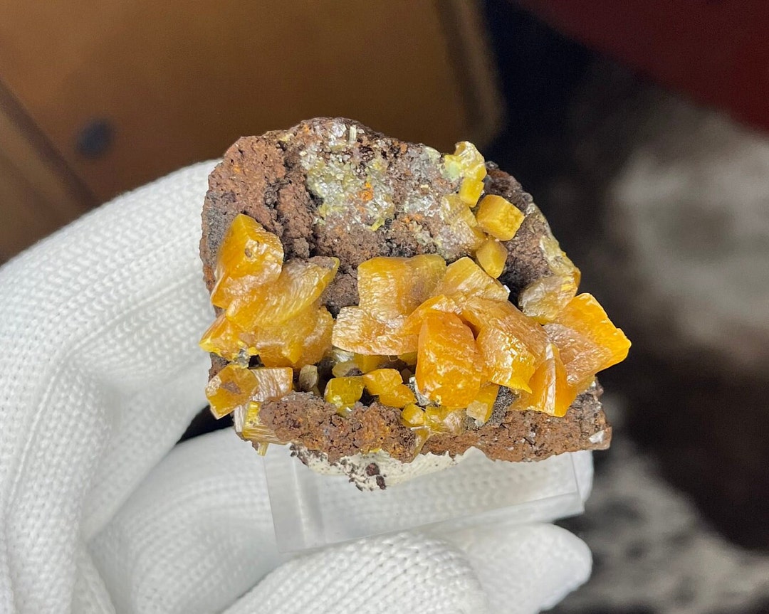 Wulfenite & Mimetite- Ojuela Mine, Mapimí, Mapimí Municipality, Durango ...
