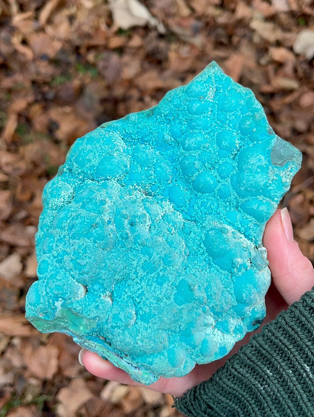 Large Botryoidal Chrysocolla- DR Congo- Insane Color - Etsy