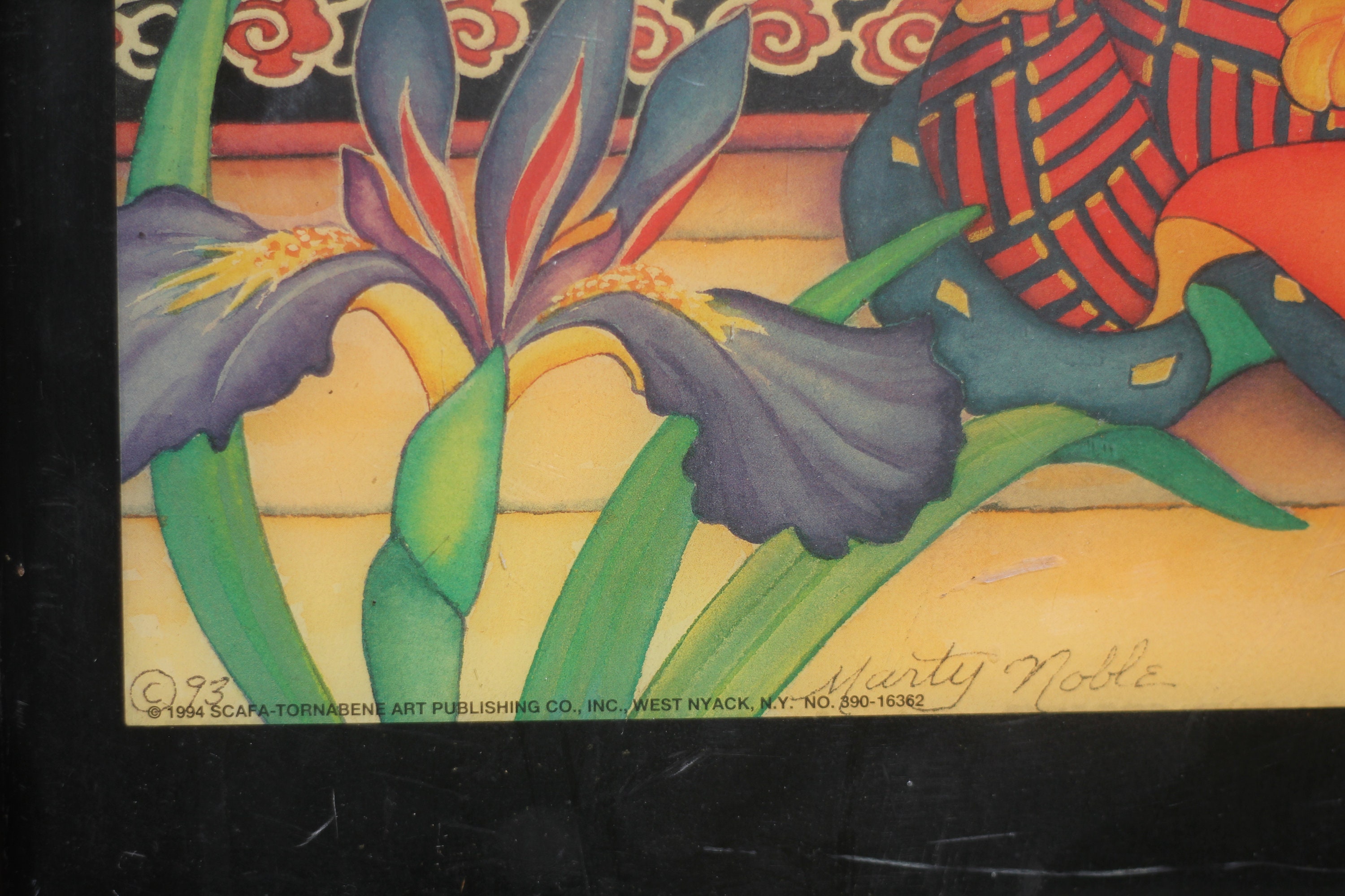 Vintage Marty Noble Signed Geisha Lithograph Scafa-tornabene Art Co ...