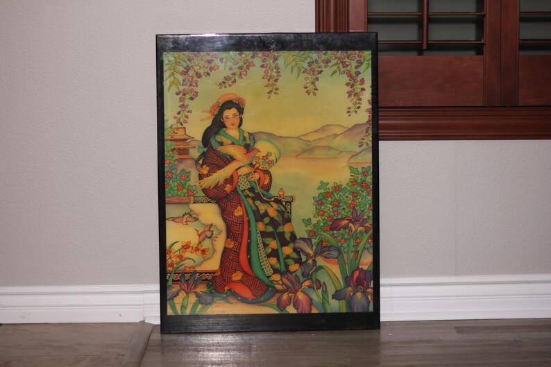 Vintage Marty Noble Signed Geisha Lithograph Scafa-tornabene Art Co ...