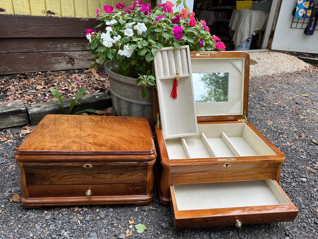 Cherrywood Jewelry Box - Etsy