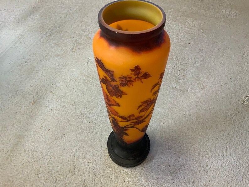 Emile Galle Reproduction Large Floor Vase - Etsy
