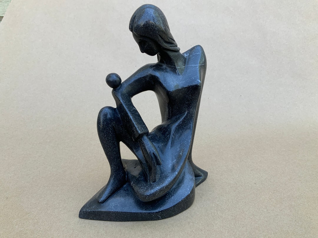 Contemporary Marble Sculpture Women Figurine - Etsy