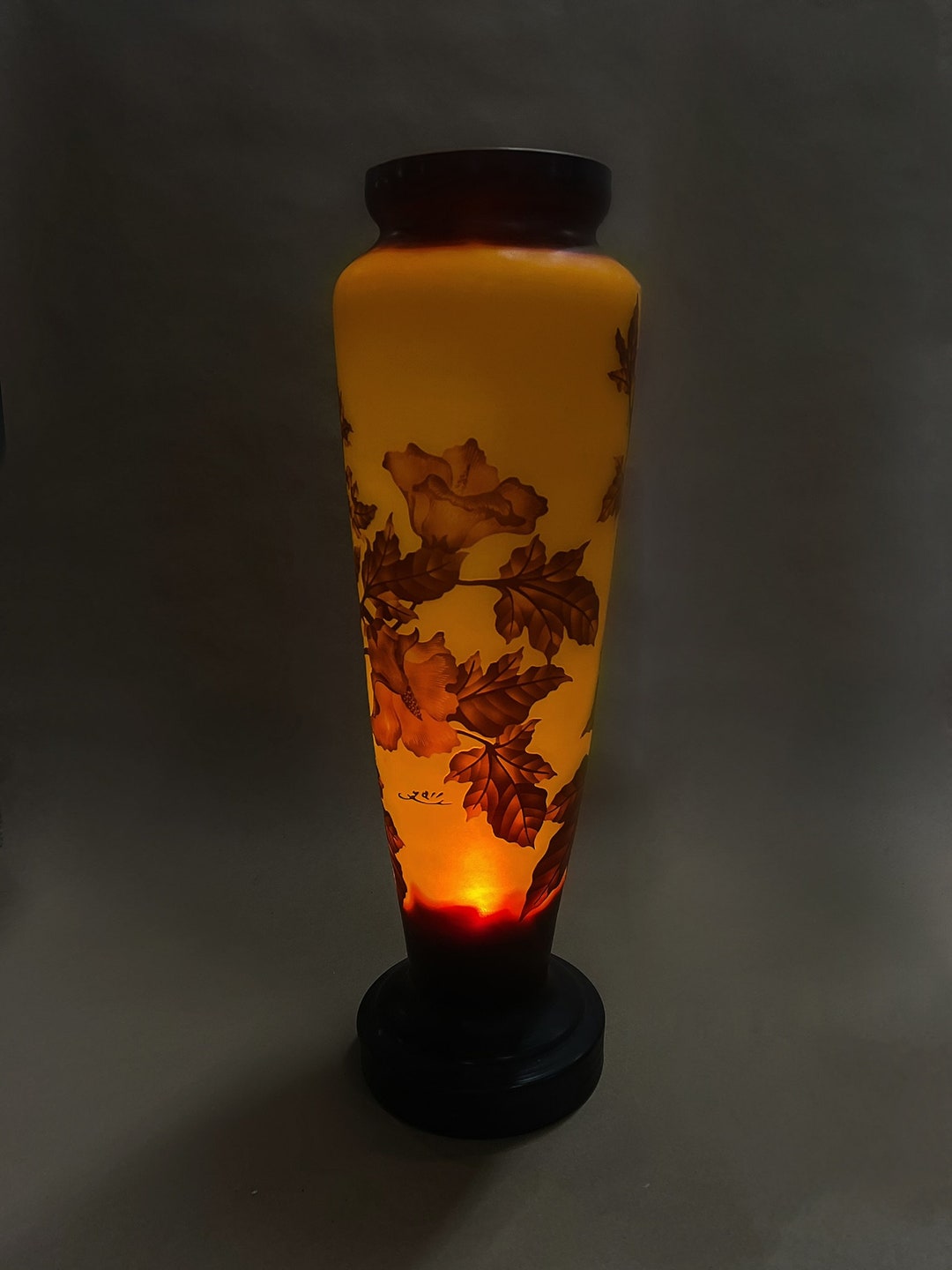 Emile Galle Reproduction Large Floor Vase - Etsy