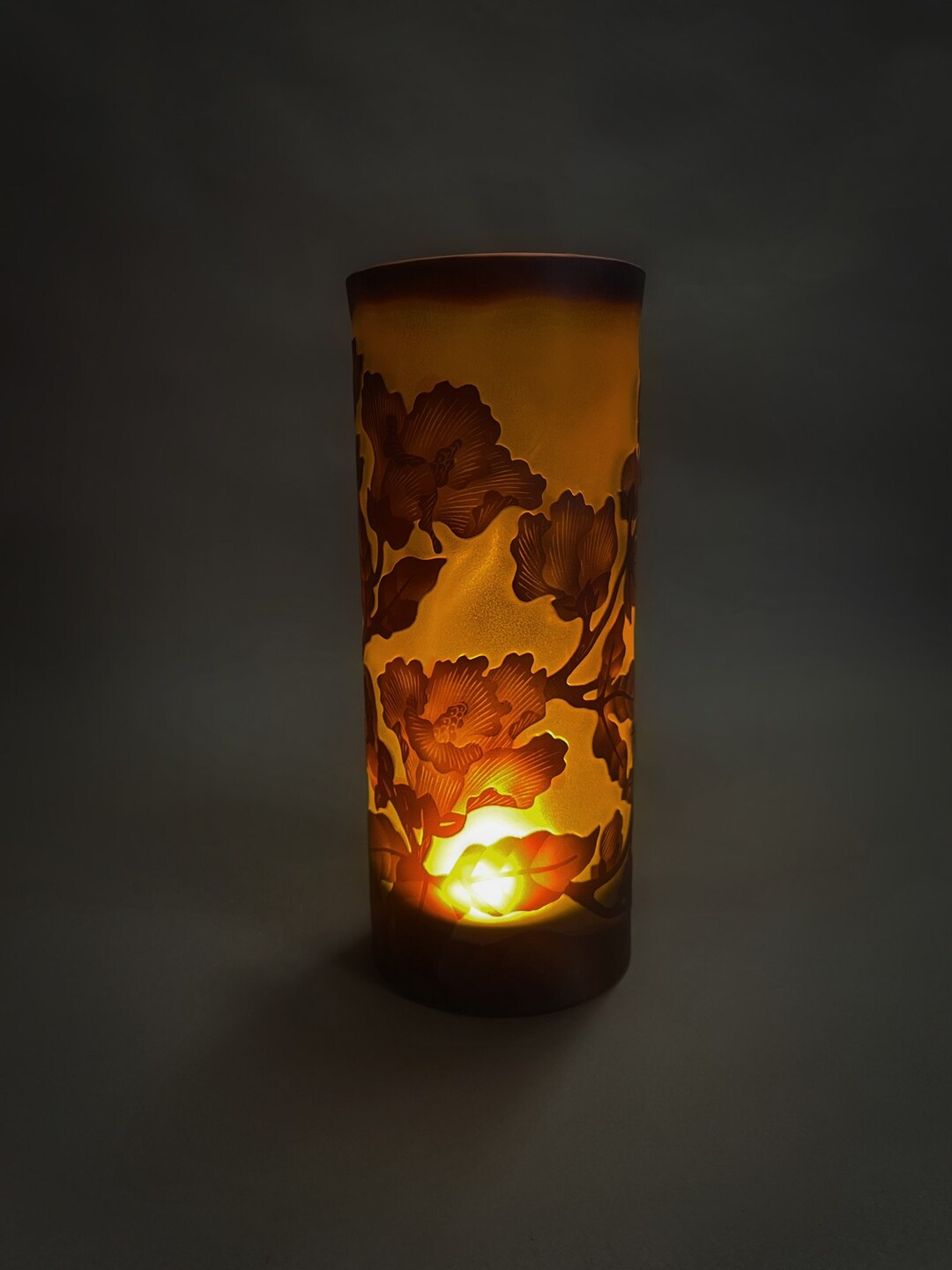 Emile Galle Reproduction Glass Vase - Etsy