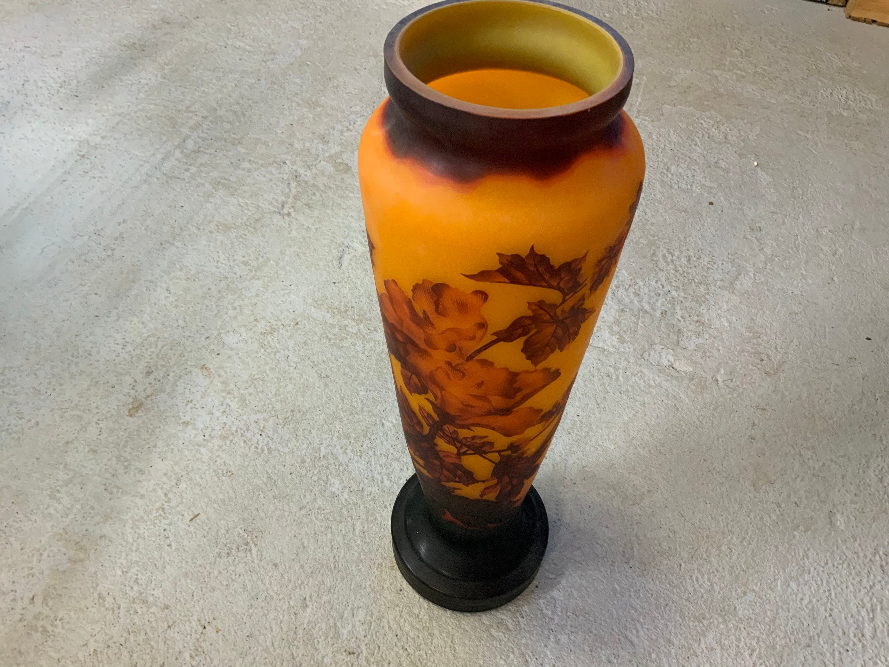 Emile Galle Reproduction Large Floor Vase - Etsy