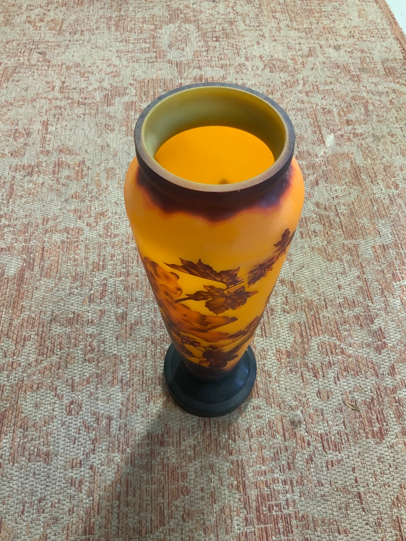 Emile Galle Reproduction Large Floor Vase - Etsy