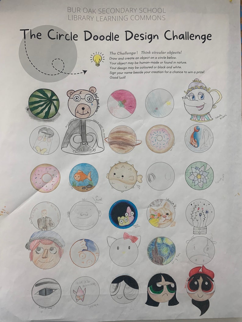 Large Interactive Collaborative Doodle/drawing Poster Set set of 3 ...