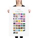 Pride Flags Poster with Meanings 42 Ways to Love - Etsy Canada