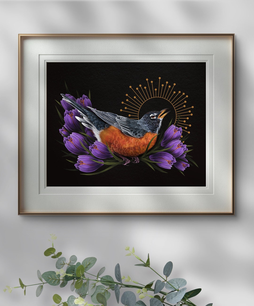 Cuckoo Bird Art Yellow-billed Moss Moody Witchy Bird Hag - Etsy