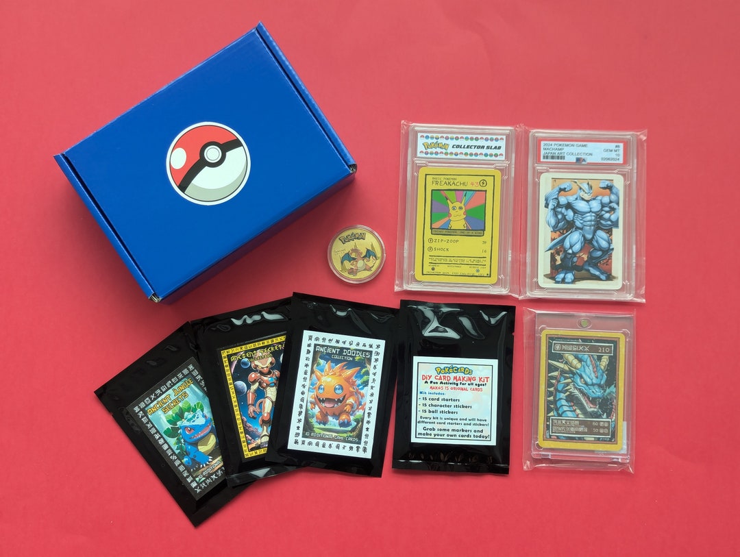 Pokémon Original Artwork Mystery Box - Etsy