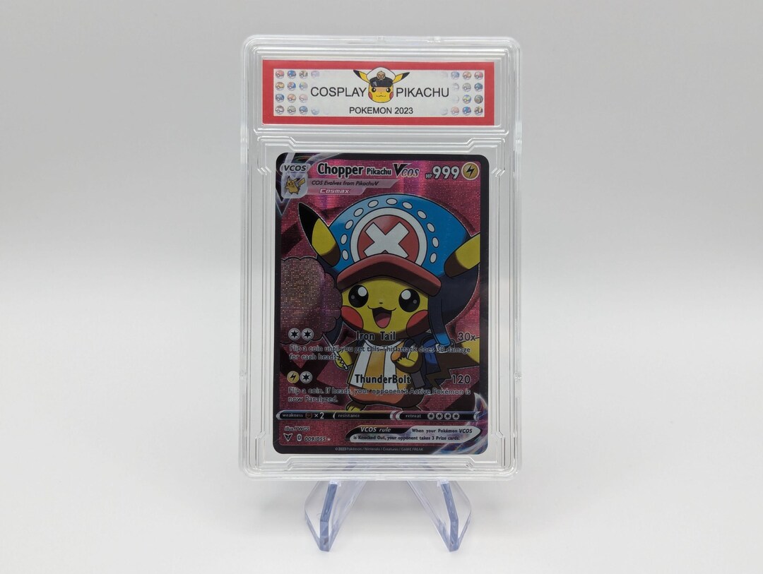 Cosplay Pikachu Slab Chopper Pikachu Vcos Holo - Etsy