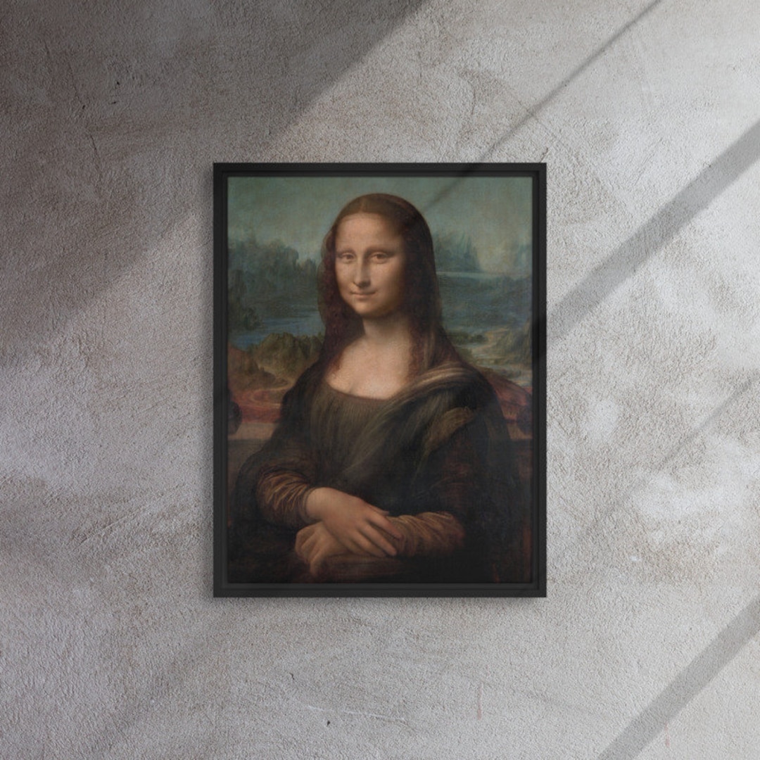 Mona Lisa Leonardo Da Vinci Beautiful for Your Home or Office. - Etsy
