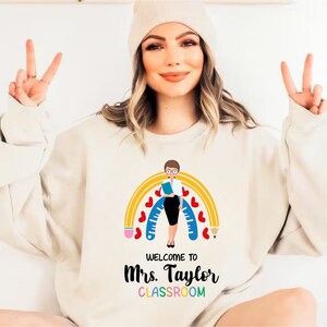 1-6 Welcome to Classroom Sign Svg, Back to School Gifts, Classroom Door ...