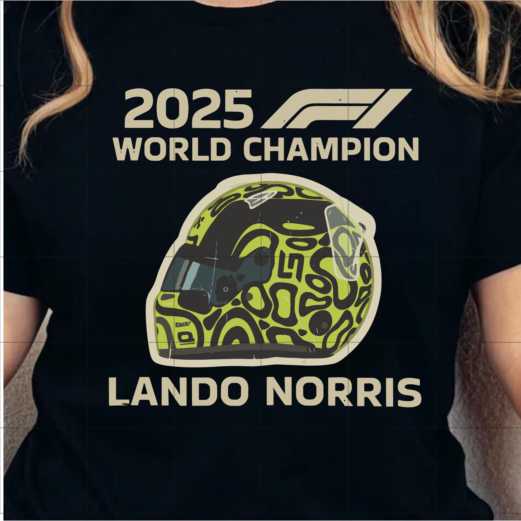 Lando Norris F1 World Champion SVG PNG, Formula Racing Champion Design ...