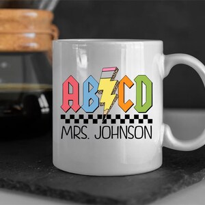 Custom ABCD Teacher Names Png Svg, AB/DC Teacher Png, Rocknroll Teacher ...