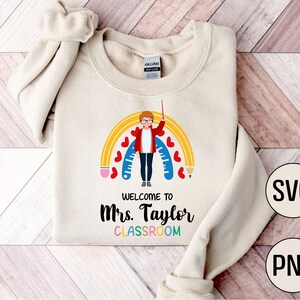 1-6 Welcome to Classroom Sign Svg, Back to School Gifts, Classroom Door ...