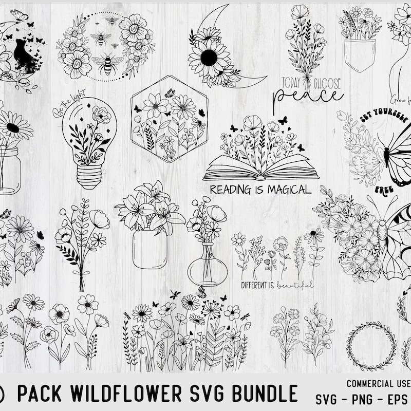 Plotterdatei blume - Etsy.de